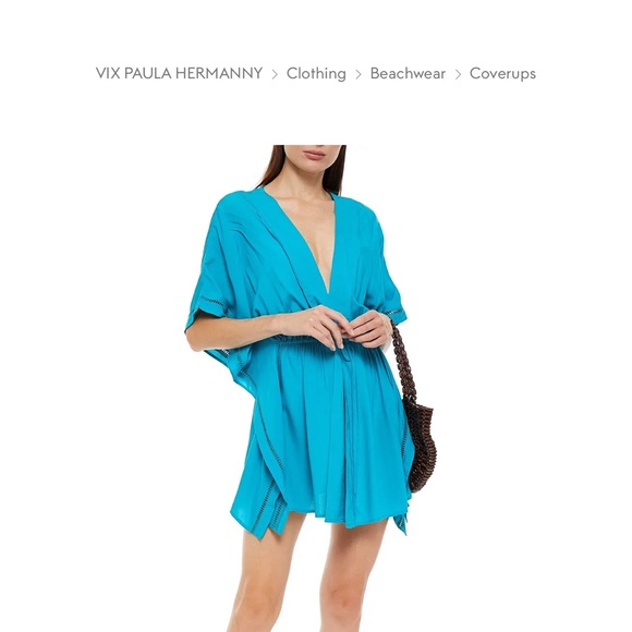 Vix | Swim | Dark Teal Color Vix Cover Up Xs | Poshmark
